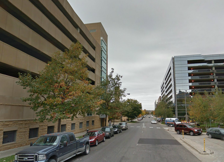 Rochester, MN map: Surface Parking Lots - Streets.mn