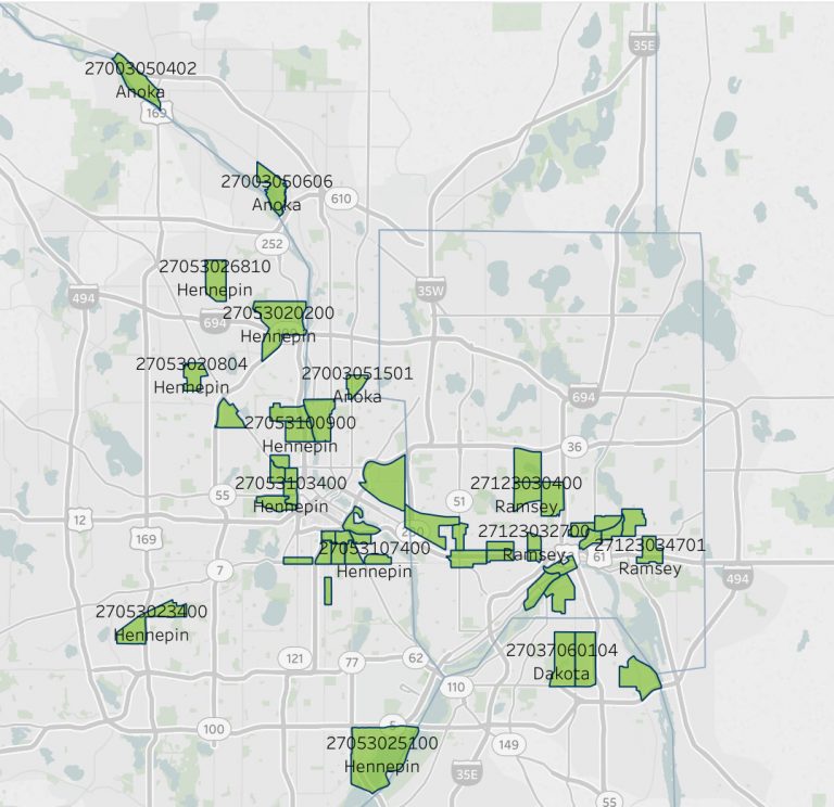 Map Monday: Designated Opportunity Zones of the Twin Cities - Streets.mn