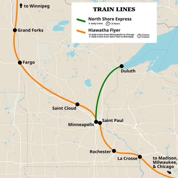 Passenger Rail in Minnesota and the Case for Thinking Smaller - Streets.mn